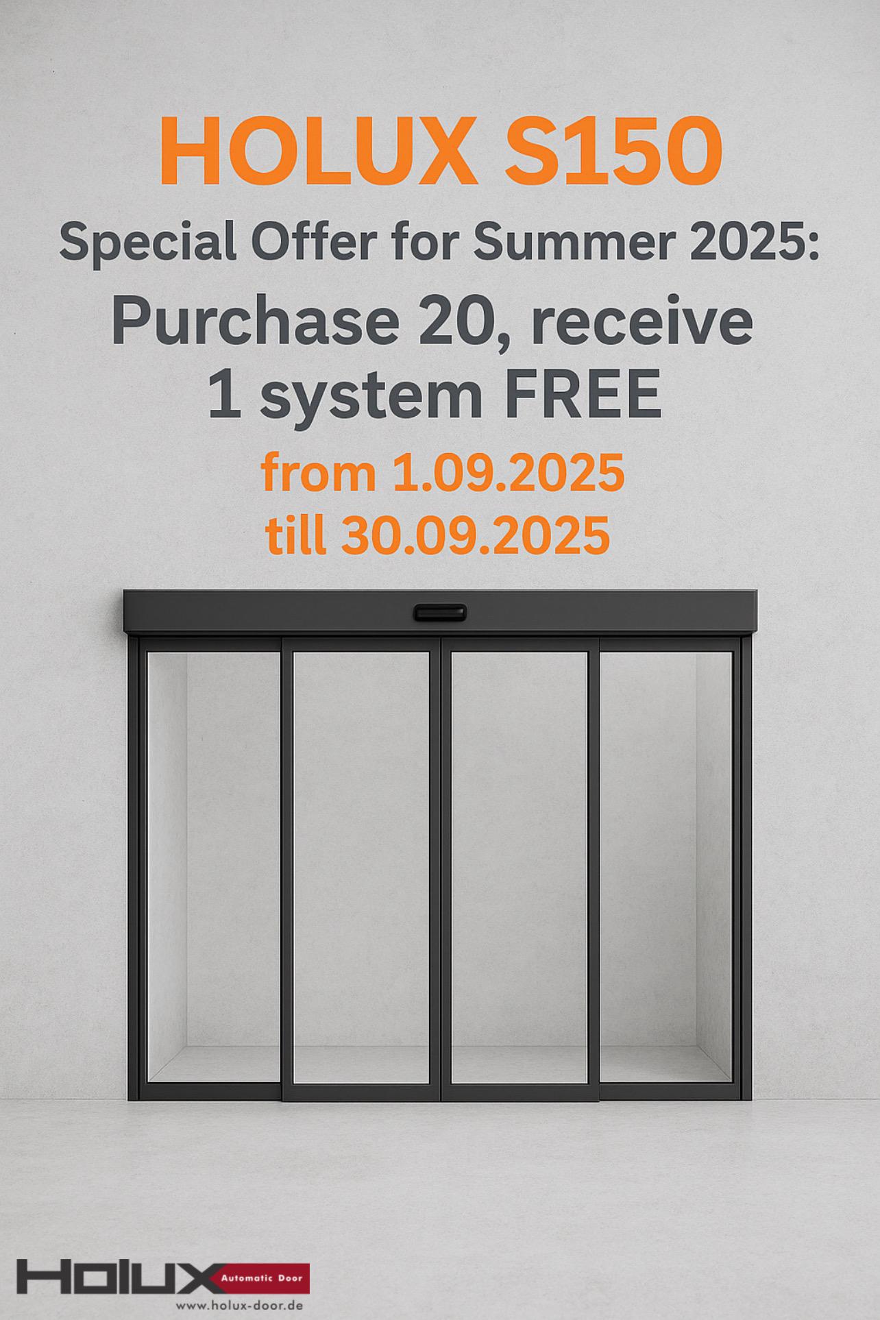 Automatic Door | Automatic Revolving Door Opener Kit: Holux-Door